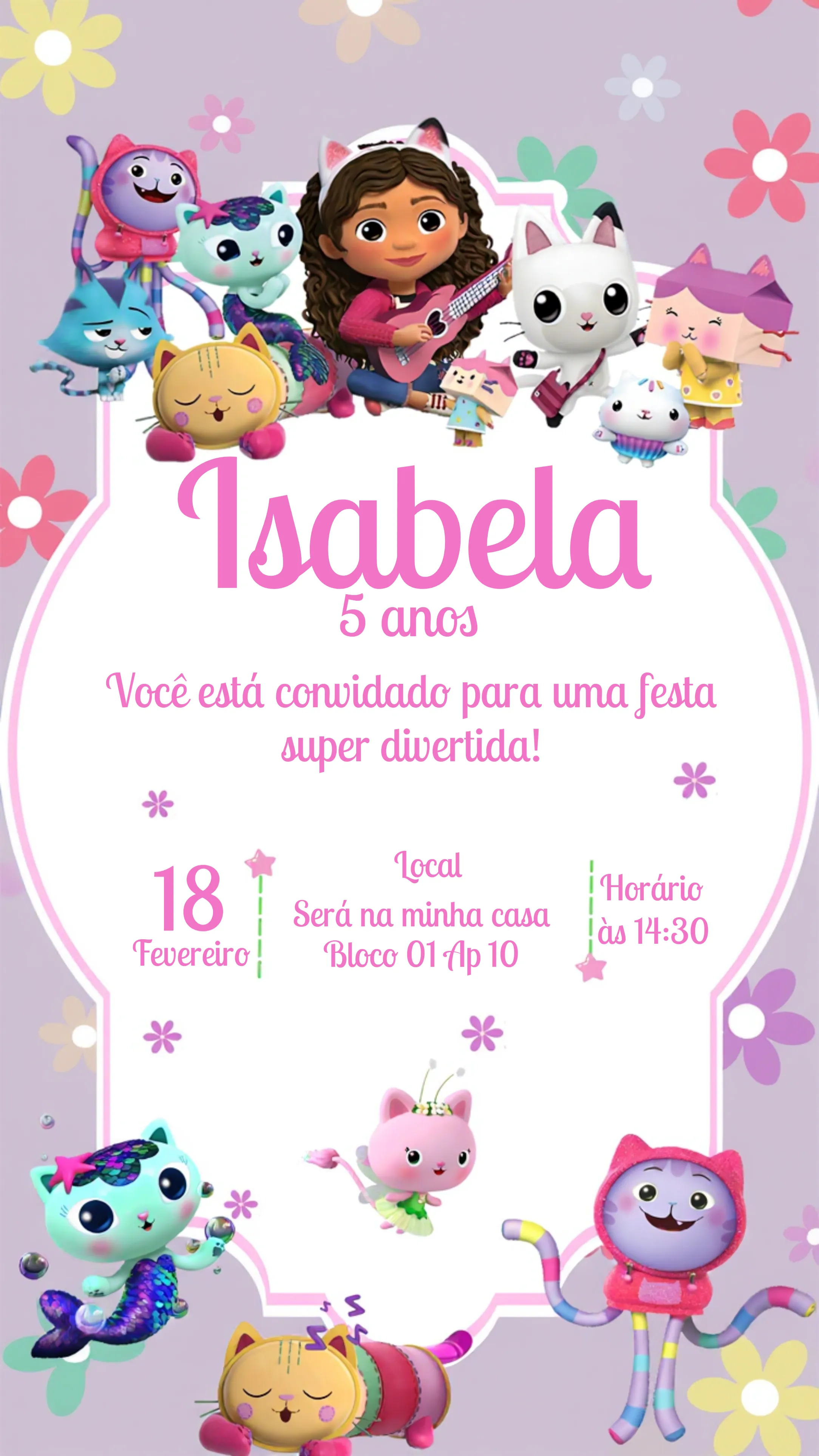 The Magical House of Gaby Rosa - Children's Digital Invitation | Convitede