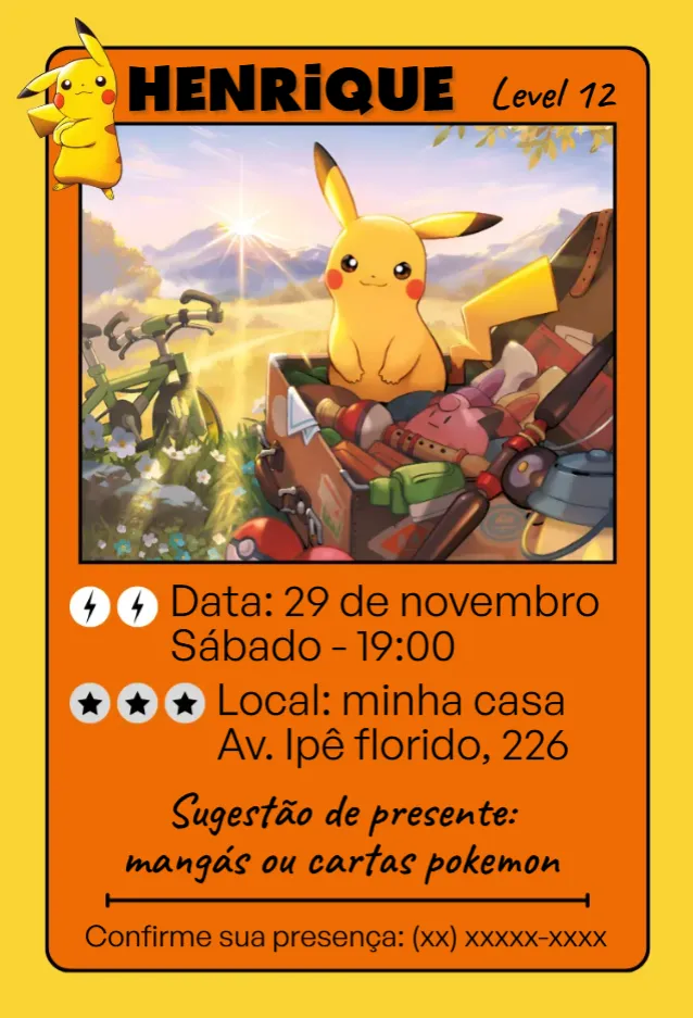 Digital Invitation Cards Grátis | Templates Editáveis, Modelos e ...