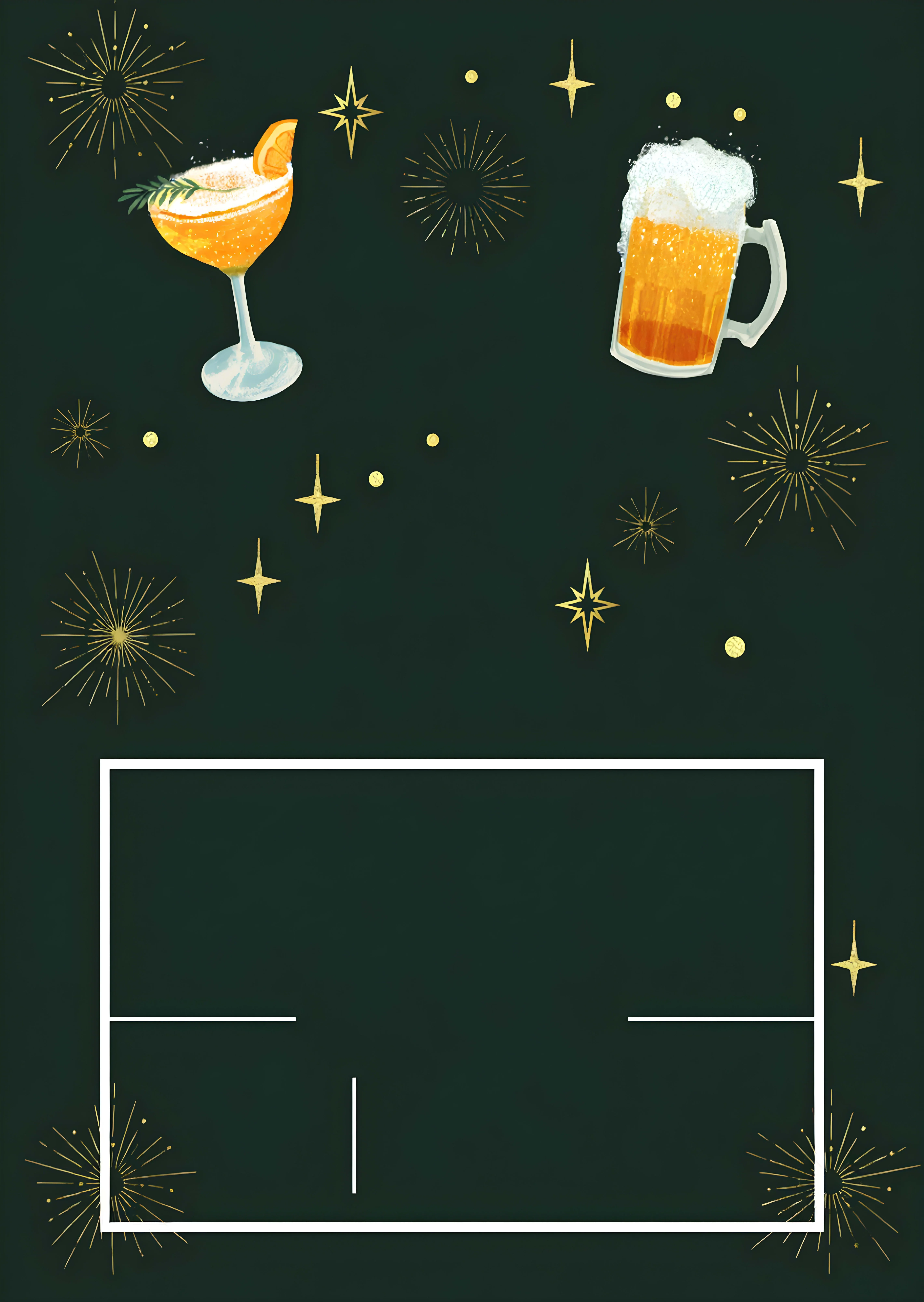 Convite Boteco Bebida | Editar e Personalizar Fácil