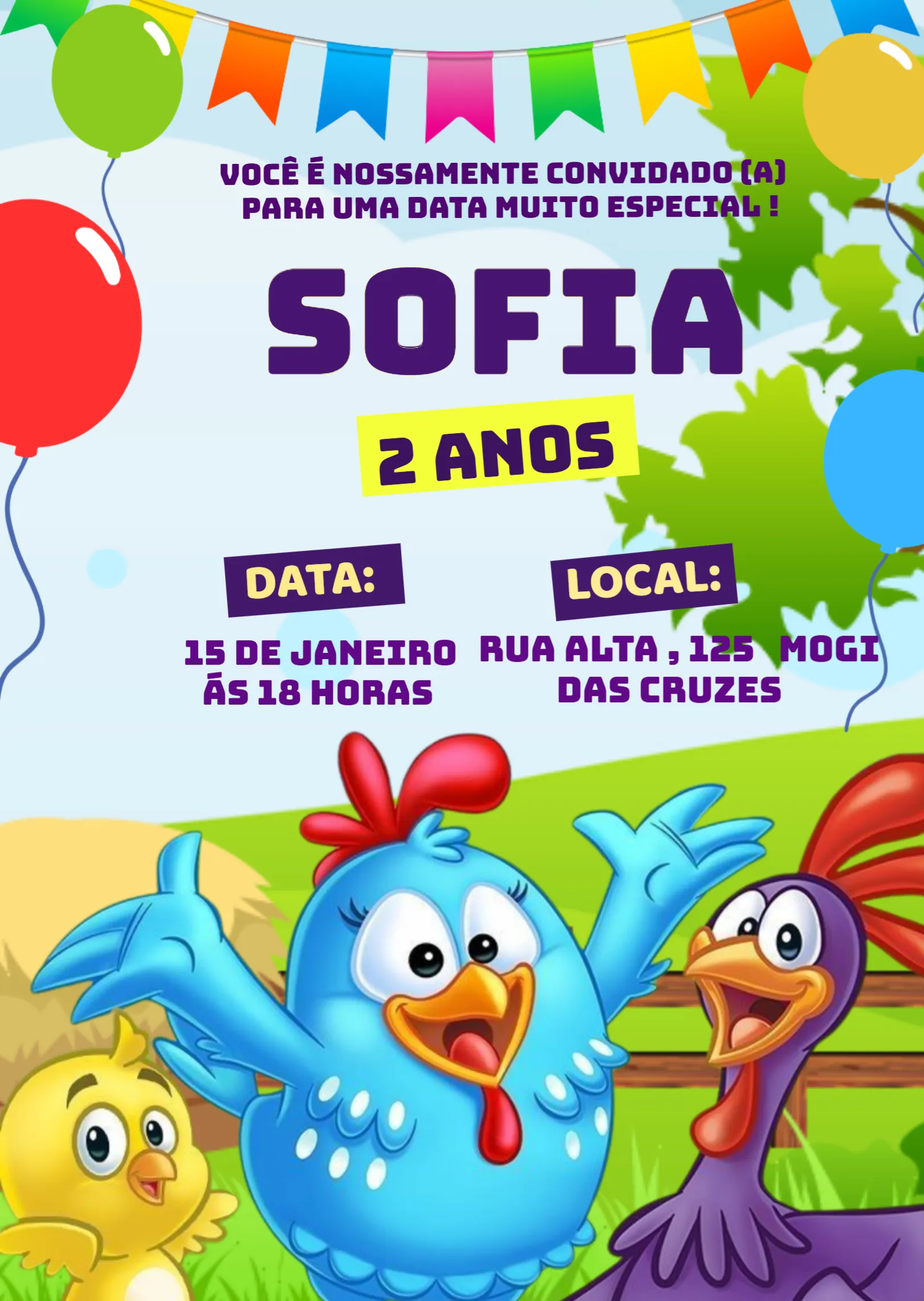 Free Formatura Infantil Com Foto Escolar | Editable Templates, Models ...