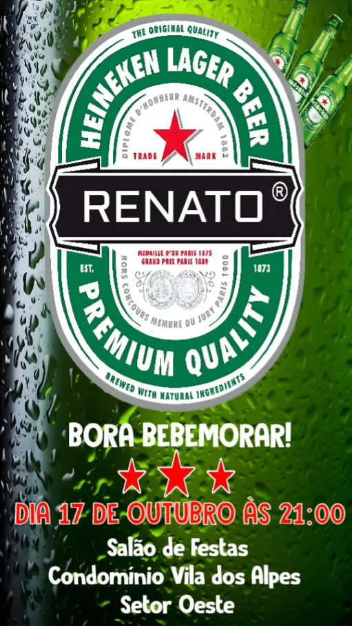 Digital Heineken Invitation for Birthday - Celebrate in Style! | Convitede