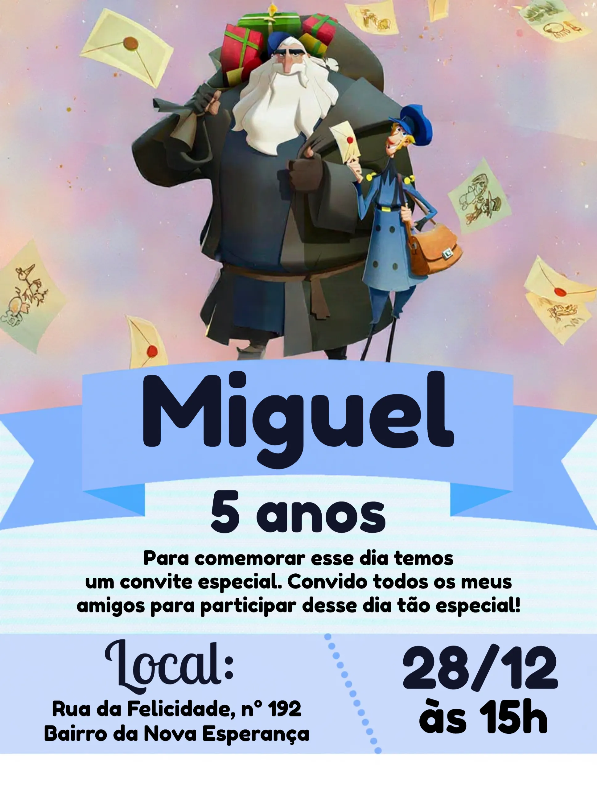 Digital Invitation Klaus Mailman - Celebratory Dates | Convitede