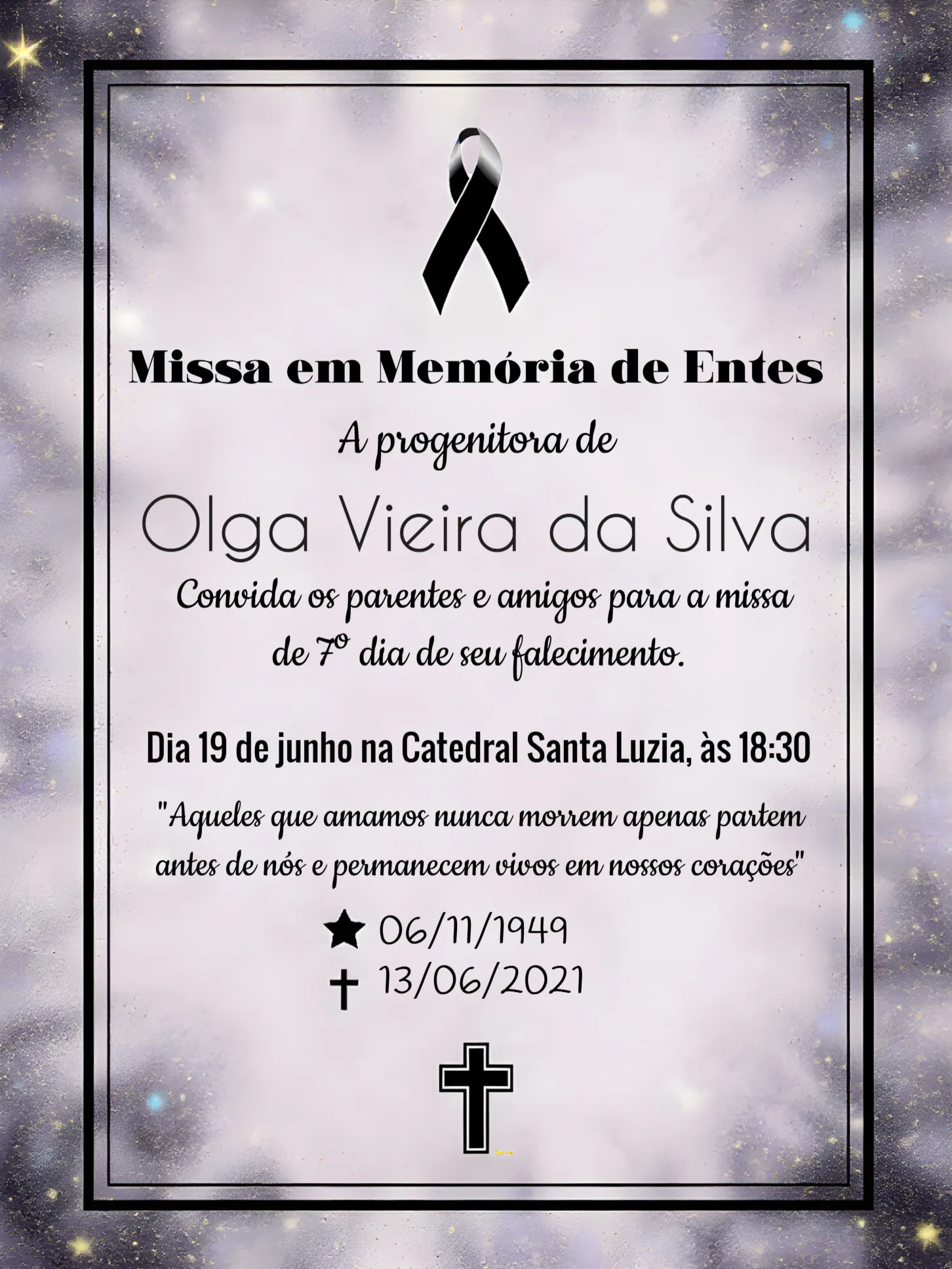 Nota De Pesar Para Editar Grátis | Templates Editáveis, Modelos e ...